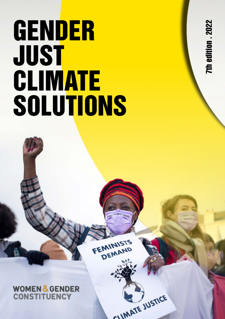Funding Transformation for Gender Just Climate Solutions - WEDO